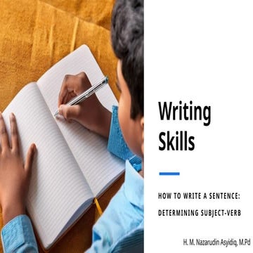 Writing Skills Identifying SV for English beginner.pptx