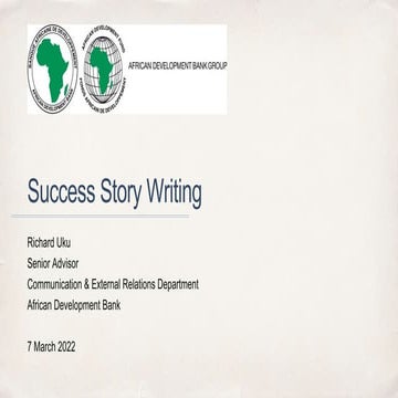 How To Write A Success Story | PPT