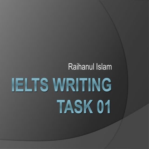 Ielts Writing Task 1 bar charts map process | PPTX