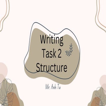 Writing Task 2 Structure.pdfaaaaaaaaaaaaaaaaaaaa | PDF