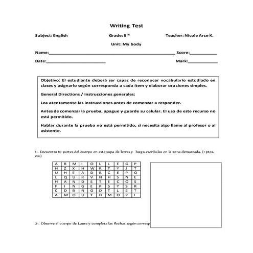 Writing test | DOCX