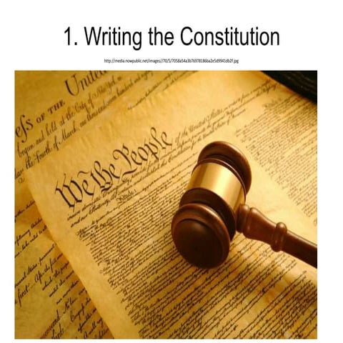 Writing the Constitution & Learn the Preamble | PPT