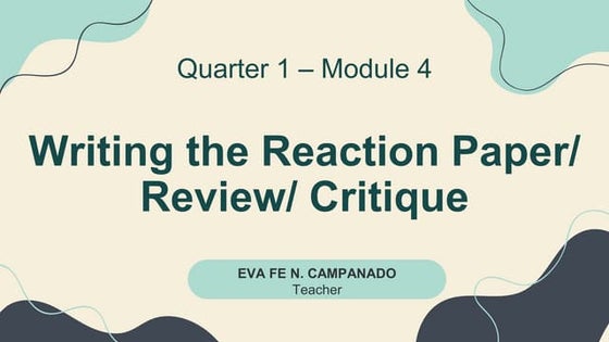 Analysing Manifesto for Grade 12-SHS-EAPP | PPTX | Education