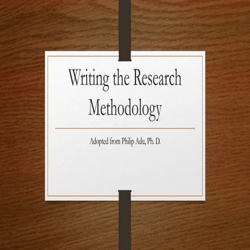 Writing the Research Methodology.pptx