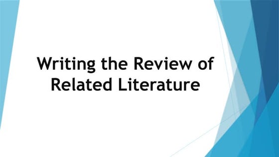 Review of Related Literature | PPTX
