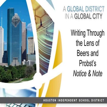 Writing Through The Signposts | PPTX