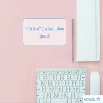 How to Write a Graduation Speech | PPT