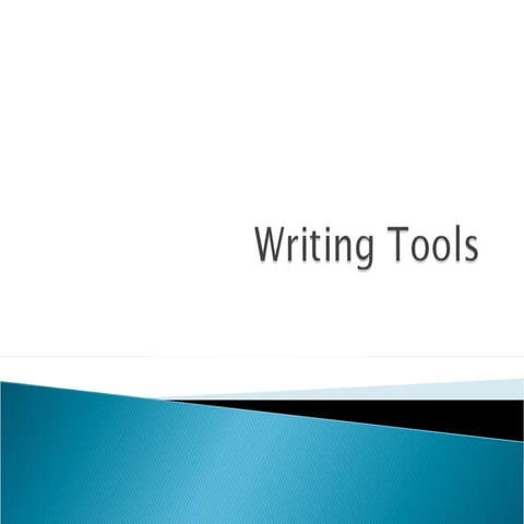 Writing tools | PPT