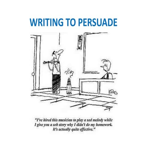 Writing to persuade | PPTX