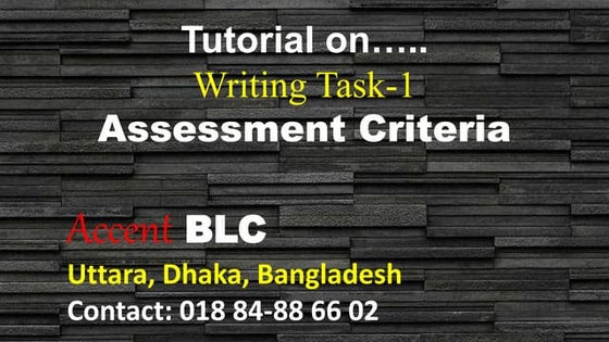 IELTS Writing Task-1: Tutorial-3 | PPT