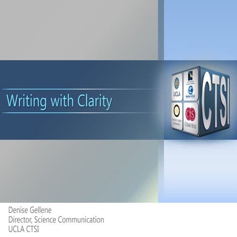 Writing with Clarity | PPTX