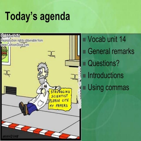 Writing Your Introduction | PPTX