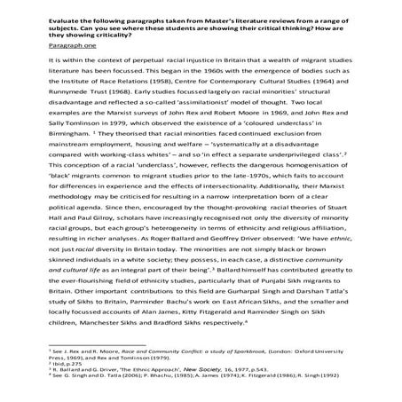 Writing your literature review worksheet | DOCX