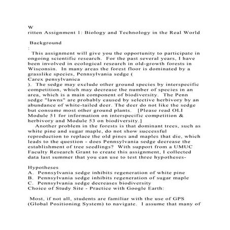 Paleoecology Paper | DOCX