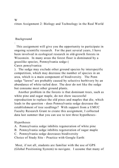 Comarpsion of Understory and Overstory | PDF