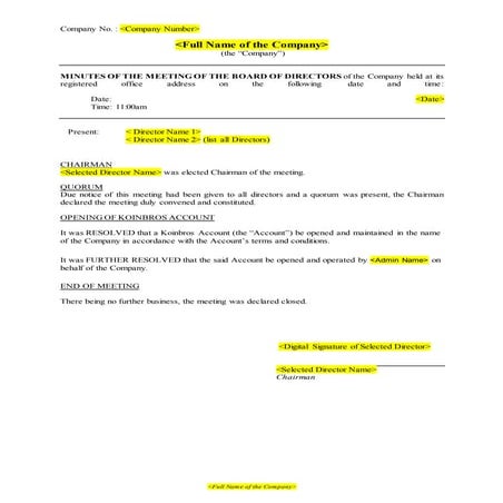 Written attestation template | DOCX