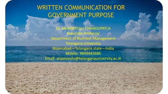 Intra and Inter office communication - Memo, Circular, Agenda and ...
