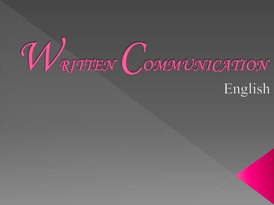 Intra and Inter office communication - Memo, Circular, Agenda and ...