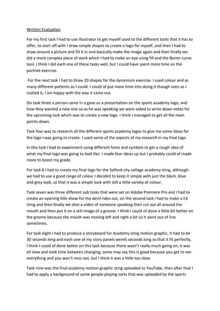 Evaluation unit 64 | DOCX