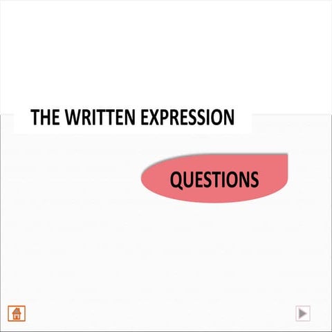 Written expression (skill 11 25) pertemuan 3-5 | PPT