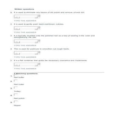 Written questions nc72020 | DOCX