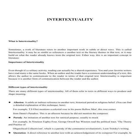 Creative Writing - Intertextuality.pptx