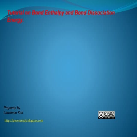 IB Chemistry on Bond Enthalpy and Bond Dissociation Energy | PPTX ...