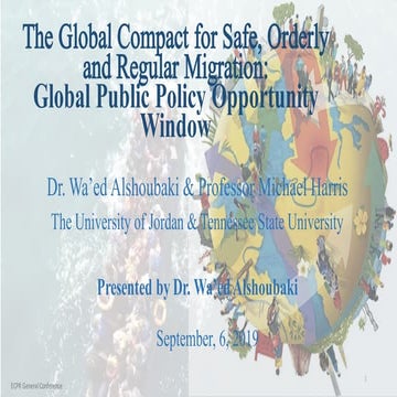The Global Compact for Safe, Orderly and Regular Migration: Global ...
