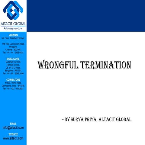Wrongful Termination | PPT