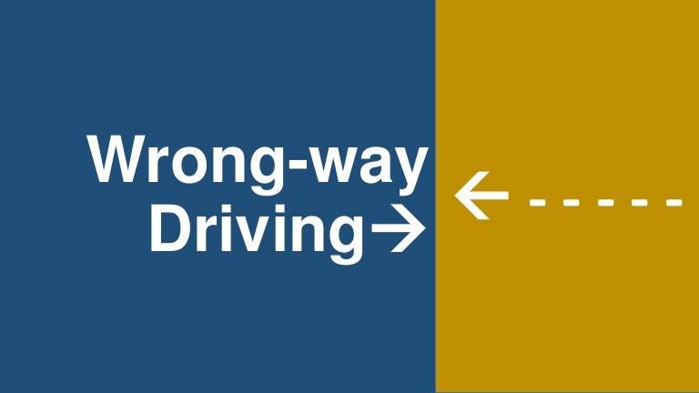 Wrong-way Driving