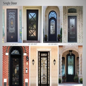 Wrought Iron Entry Doors Collection Display | PDF