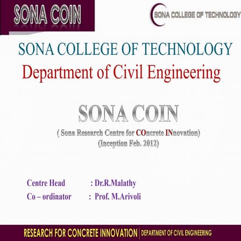 Intelligent Concrete / Eco-friendly Construction Materials by Sonacoin ...