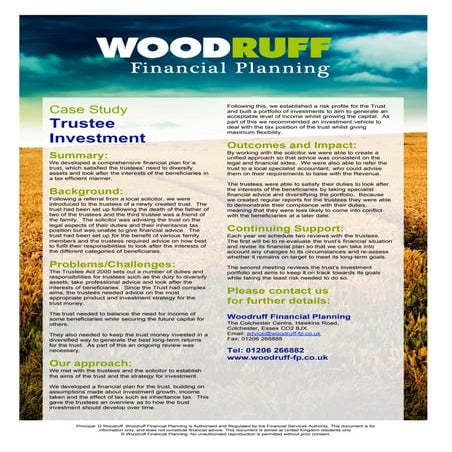 Trustee investment | PDF | Financial Planning | Personal Finance
