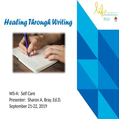 Healing Through Writing Workshop - A Guide for Writers | PPT