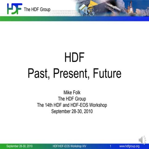 HDF -- The Future | PPTX