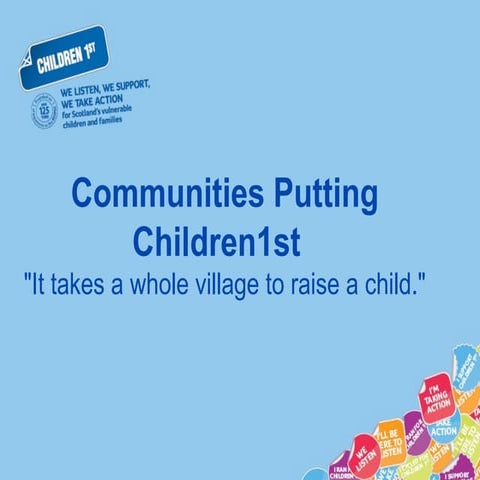Communities Putting Children First Programme (WS25) | PPTX