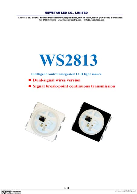 Ws2811 ws2812b digital rgb neopixel led light | PPT