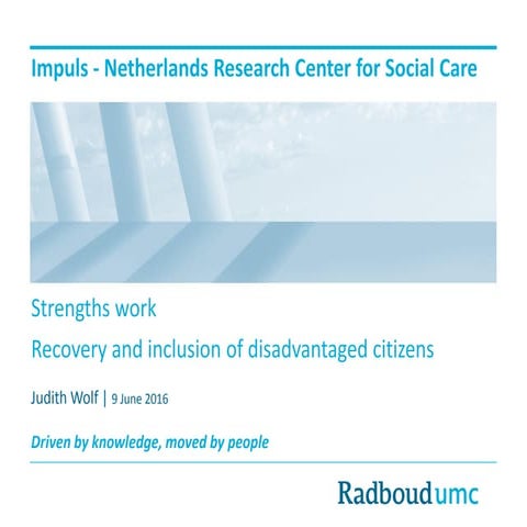 Recovery and a Strengths-based Approach | PDF