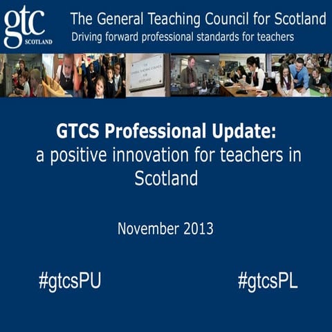 AHDS2013 WS 6 GTCS Professional Update | PPT