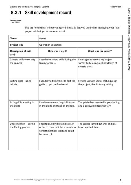 Script - Role Play. | DOCX