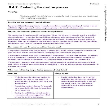 Ws8.4.2 | DOC | Photography | Arts and Crafts