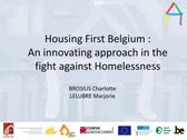 Housing First: A Project for Homeless People with Mental Illness in ...