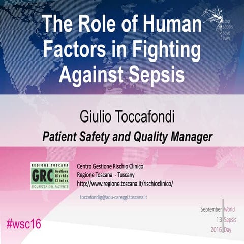 The role of human factors in the fight against sepsis | PPTX