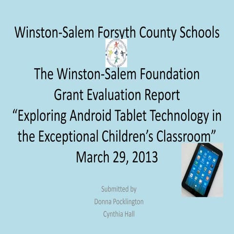 Wsfcs ws foundation grant1 | PPT