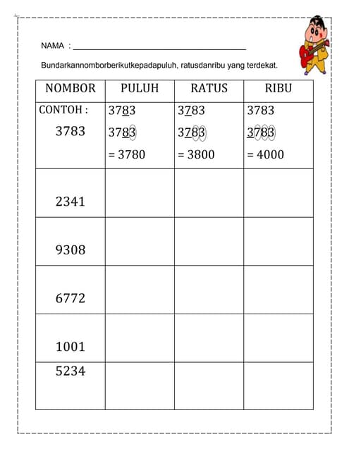 1. bundar puluh dan ratus | PPS