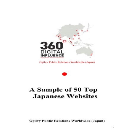 Top 50 Japanese Websites | PDF