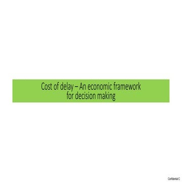 Cost of delay and prioritization techniques | PPTX