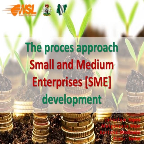 The proces approach Small and Medium Enterprises [SME] development ...