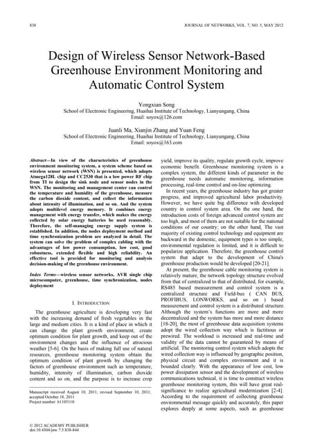 A long range, energy efficient Internet of Things based drought monitoring system | PDF
