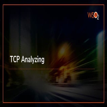 Fundamentals Of Tcp And Dump Analysis Ppt 